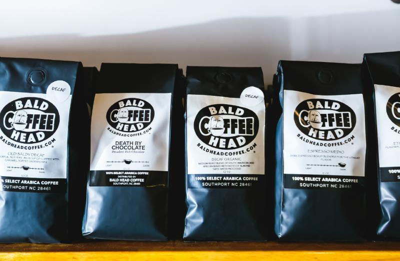 Whole Bean Decaf Flavored Coffee | Bald Head Coffee